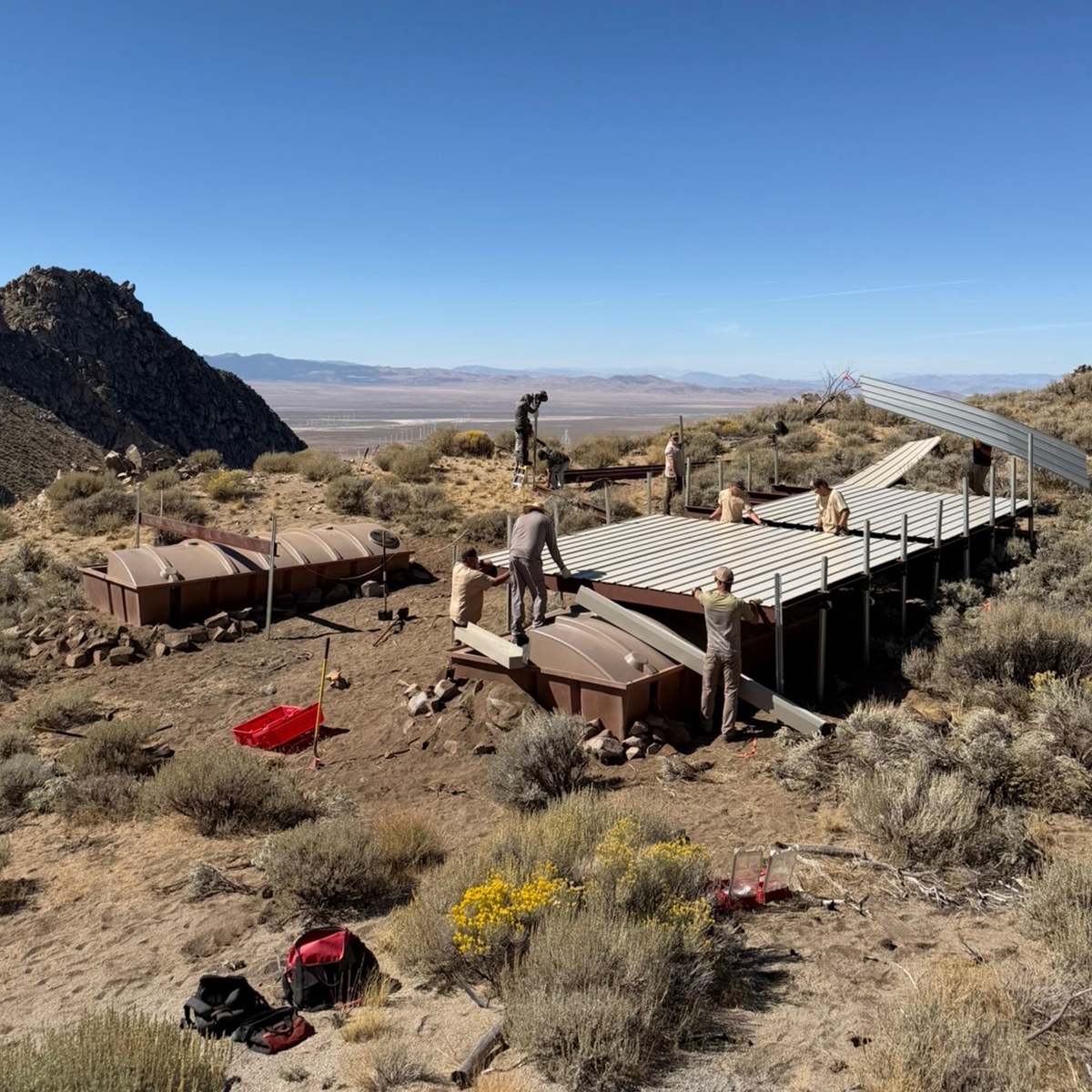 Mineral Mountains Double Guzzler Project - Utah Wild Sheep Foundation